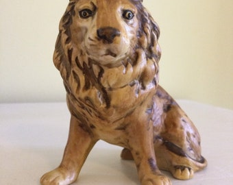 Porcelain Lion - Etsy