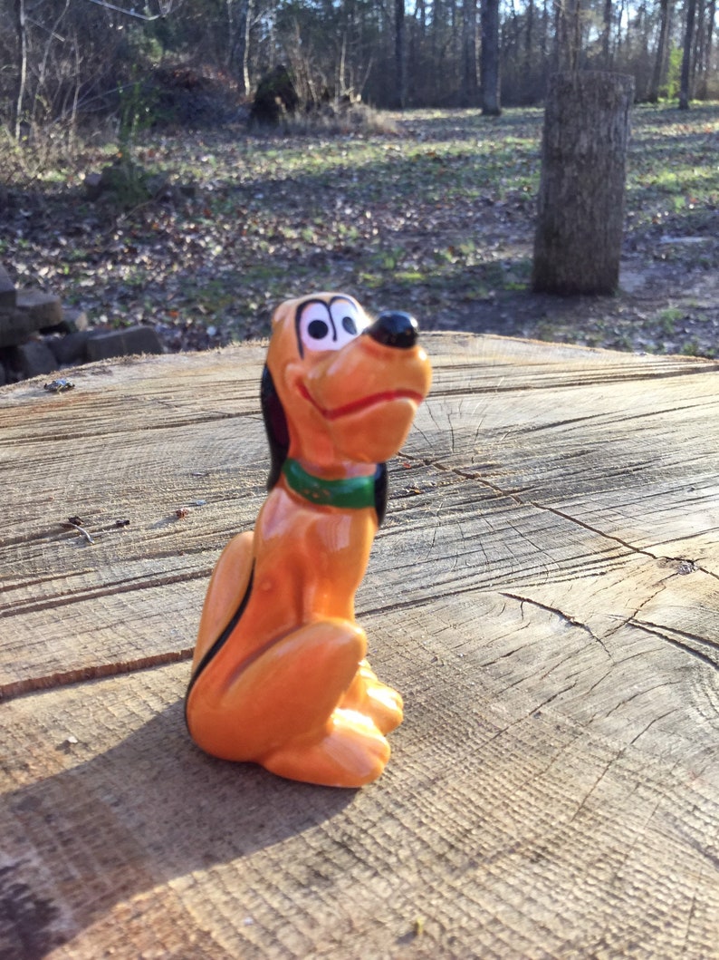 Vintage Pluto Figurine Vintage Miniature Pluto Figurine Made | Etsy