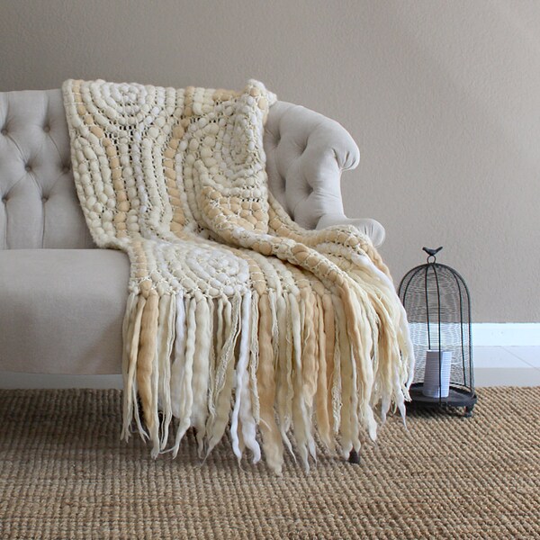 Loom Knit Blanket - Etsy