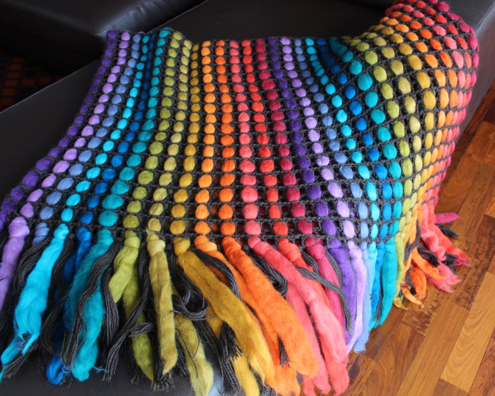 Giant Knit Blanket Chunky Knit Throw Wool Blanket Super - Etsy