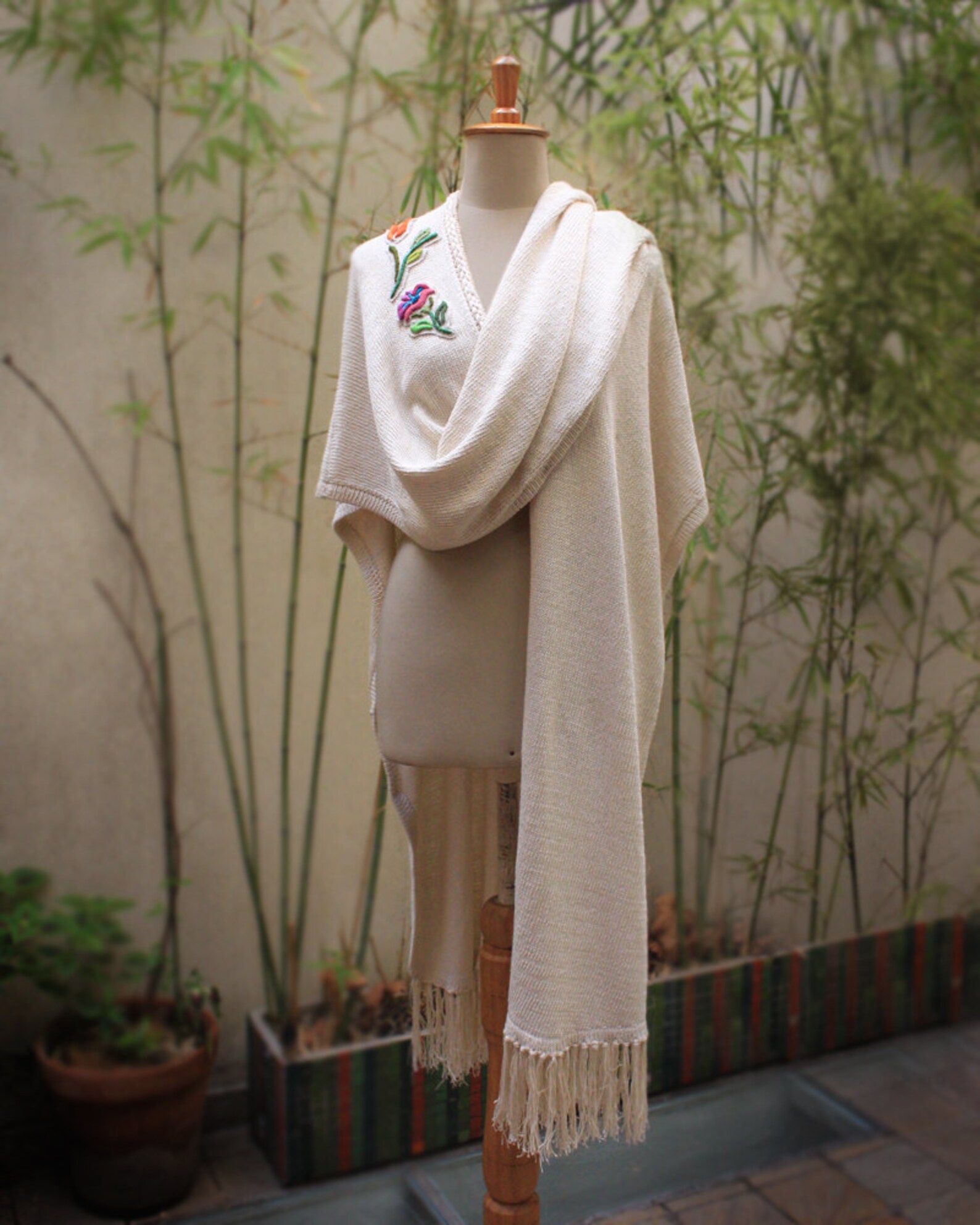 Summer Poncho Spring Kimono Knitted Poncho Sring Summer - Etsy