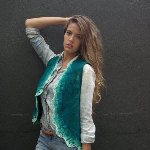 Felted Vest - Etsy