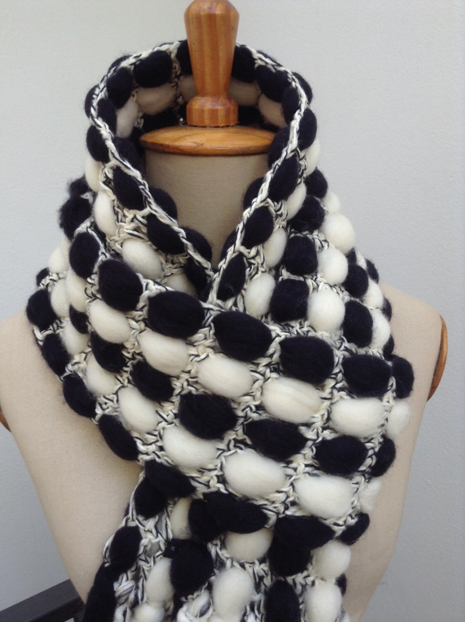 Pure Wool Scarf Chunky Knit Scarf Soft Shawl Chunky Scarf - Etsy