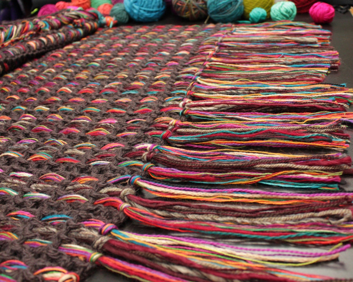 Blanket With Fringes Throw Afghan Home Decor Decor Throw - Etsy