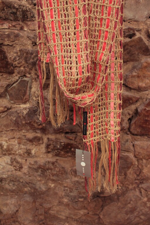 Beige Scarf Crochet Scarf Cotton Knitted Scarf Skinny - Etsy