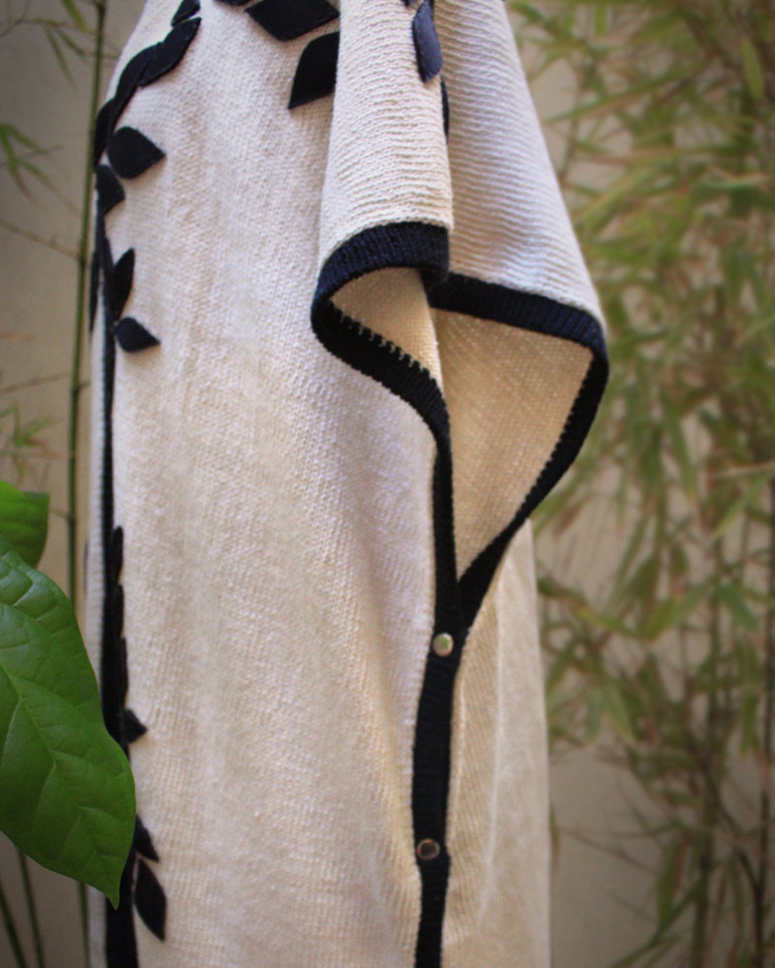 Long Poncho Knitted Summer Poncho Spring Kimono Knitted - Etsy