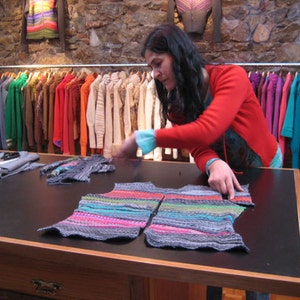 Autumn Woven Colorful Knit Sweater Knitted Sweater V-neck Sweater ...