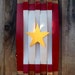 Gold Star Service Flag Wood Memorial Flag Fallen Soldier Memorial Flag ...