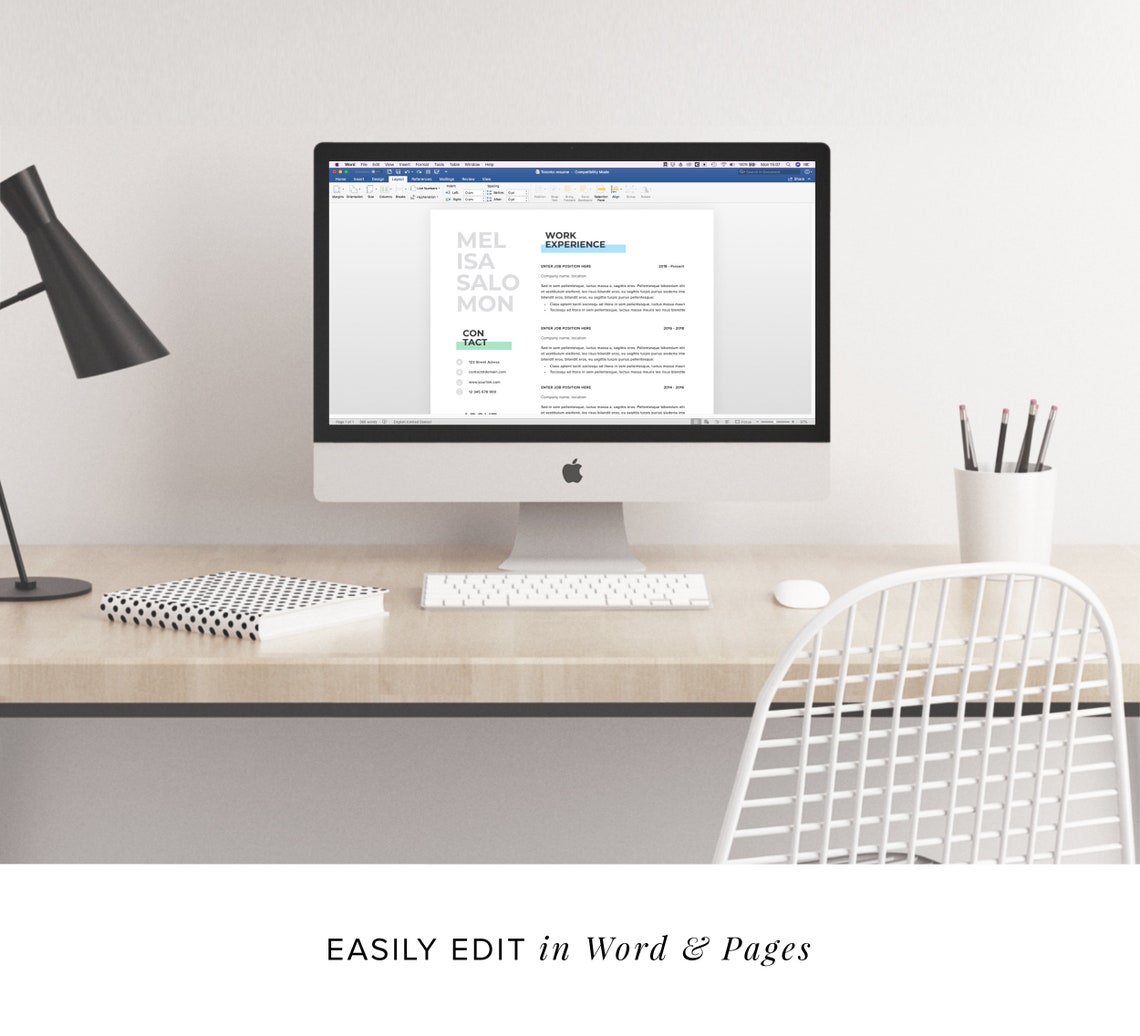 Resume Template Resume CV Template CV Design Curriculum Vitae CV ...