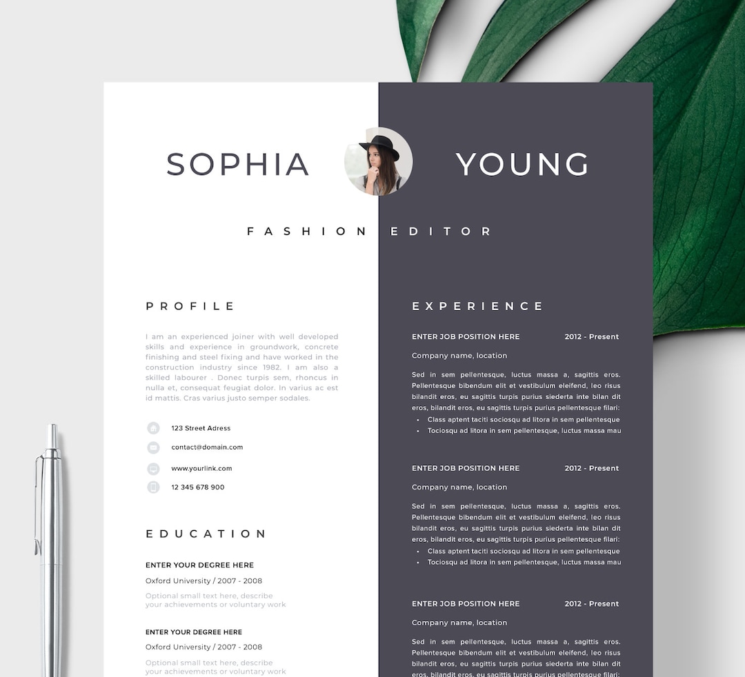 Resume Template | Resume CV Template | CV Design | Curriculum Vitae ...