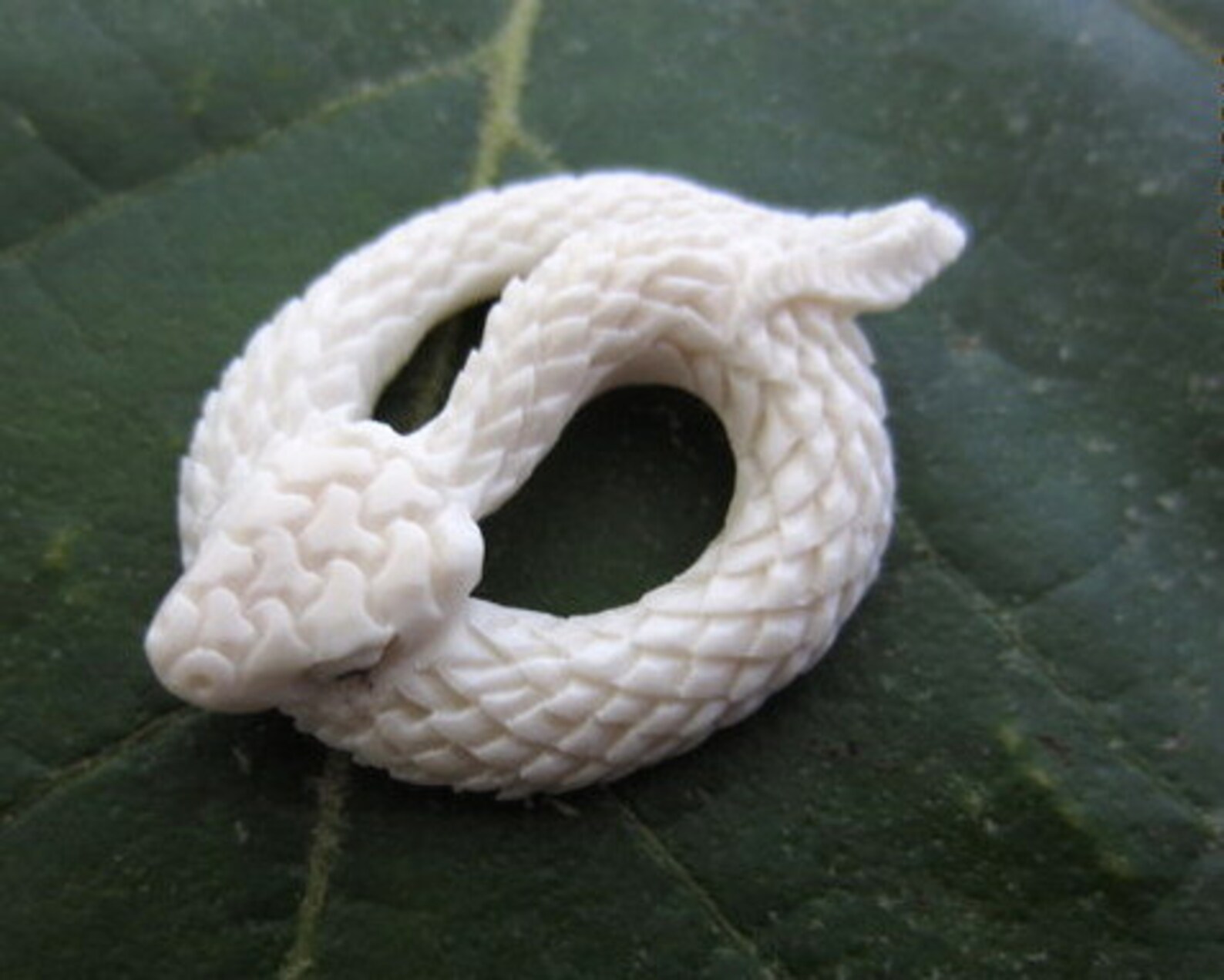Carved Small Rattle Snake, Buffalo Bone Carving G260 - Etsy