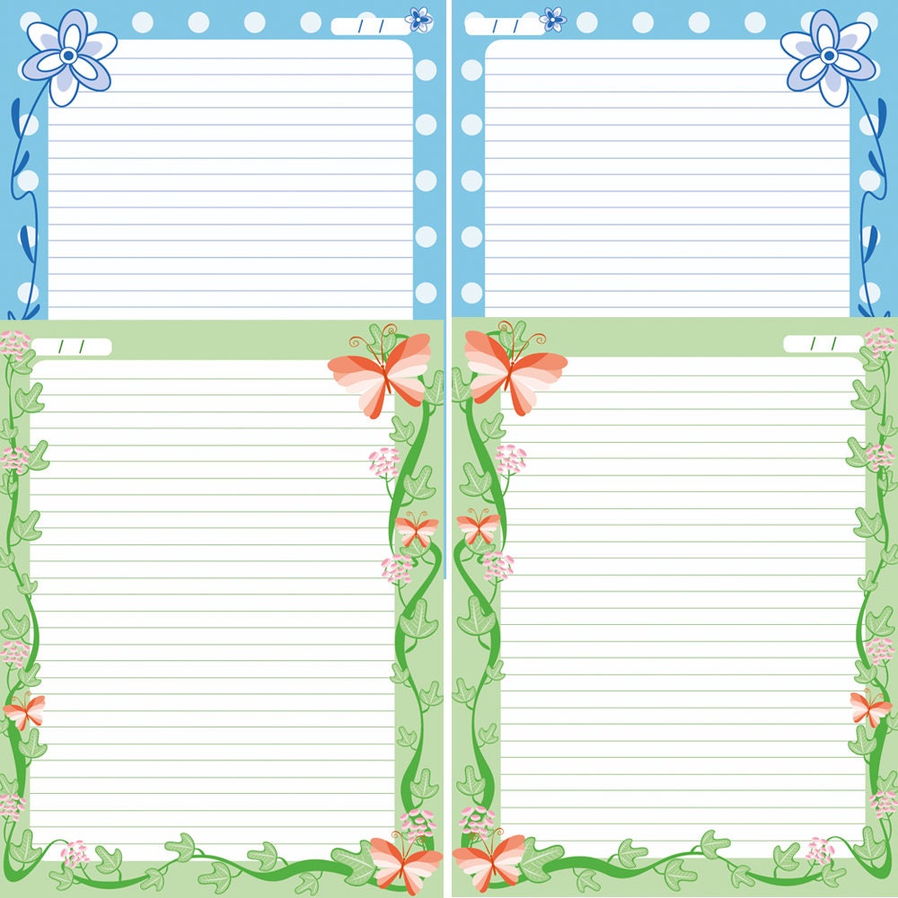 Assorted Details. Line Sheets for Notes. Digital - Etsy