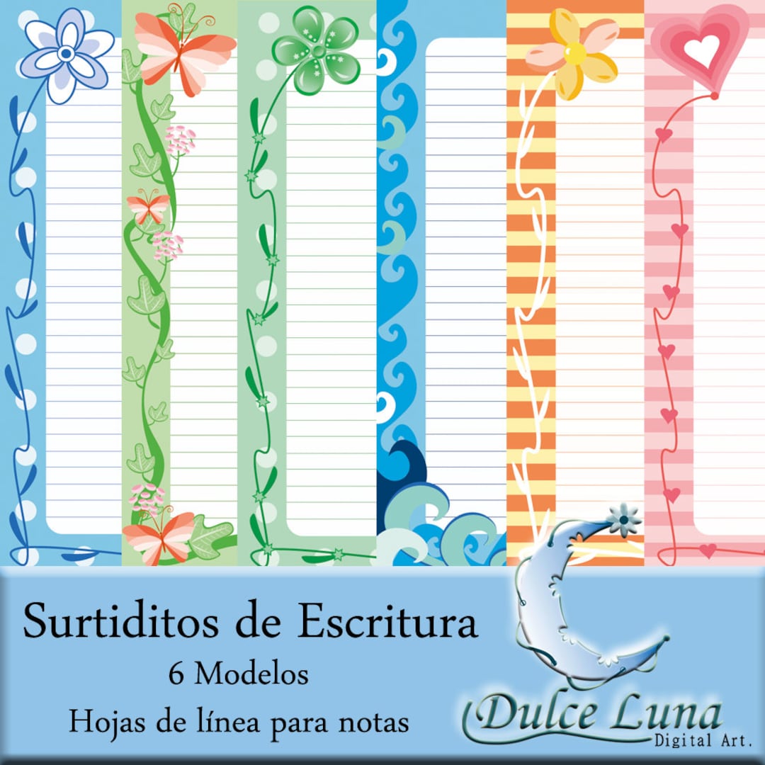 Assorted Details. Line Sheets for Notes. Digital - Etsy