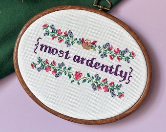 Sampler Pride and Prejudice Cross Stitch Chart PDF Pattern - Etsy