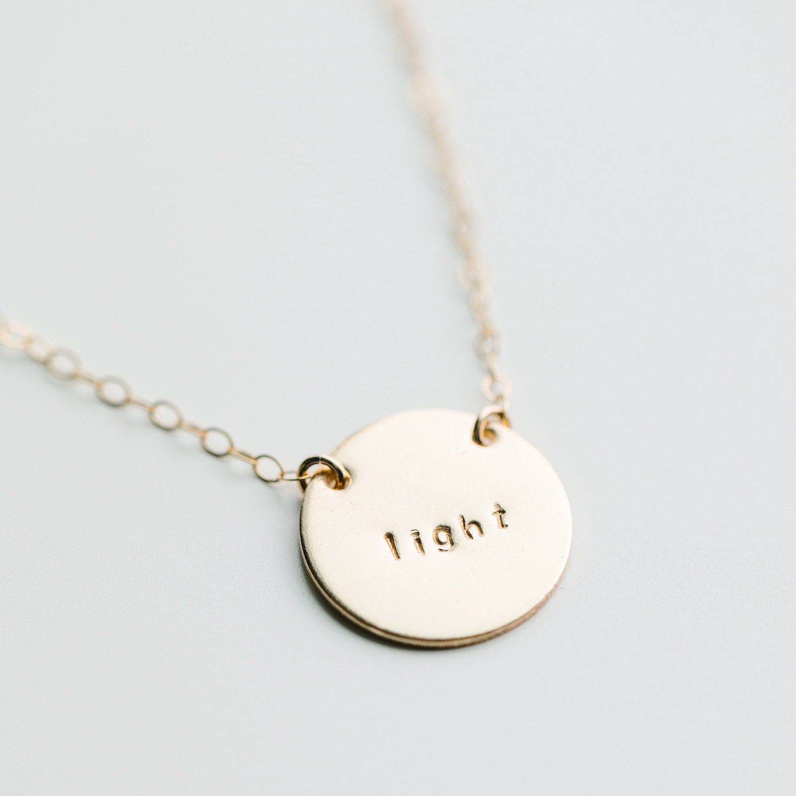 16mm Circle Charm // Large Circle Charm - Etsy