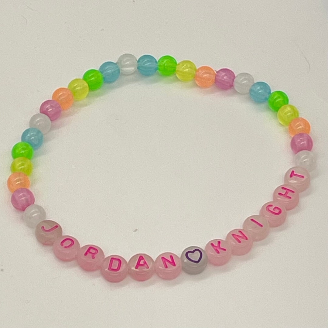 NKOTB Jordan Knight Pink New Kids on the Block Las Vegas Tour Glow in ...