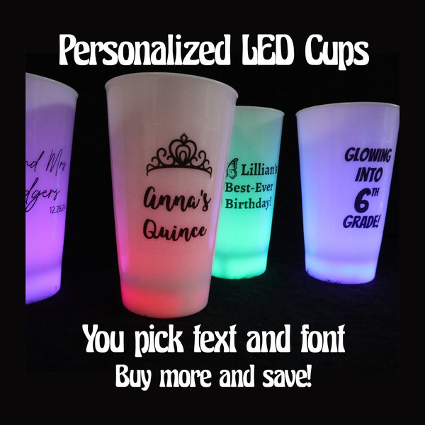 Light up Cup - Etsy
