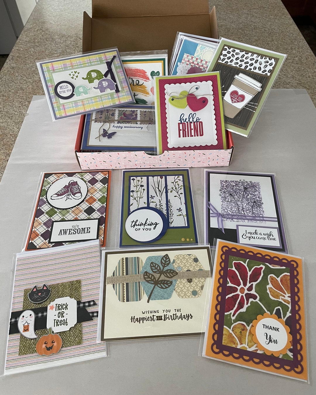 Handmade All Occasion & Holiday Cards - Set of 25 Sellers Choice - Etsy