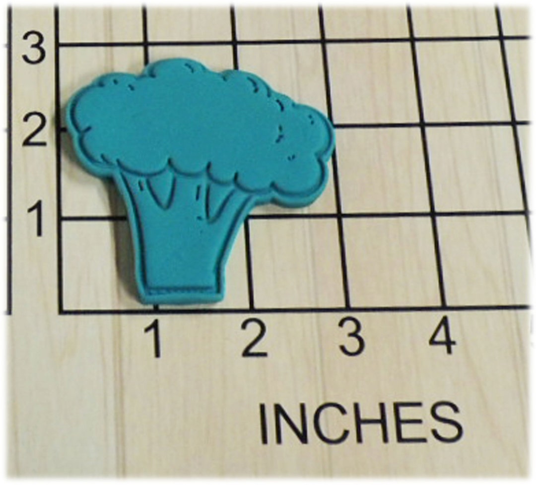 Broccoli Vegetable Fondant Cookie Cutter and Stamp #1358 - Etsy