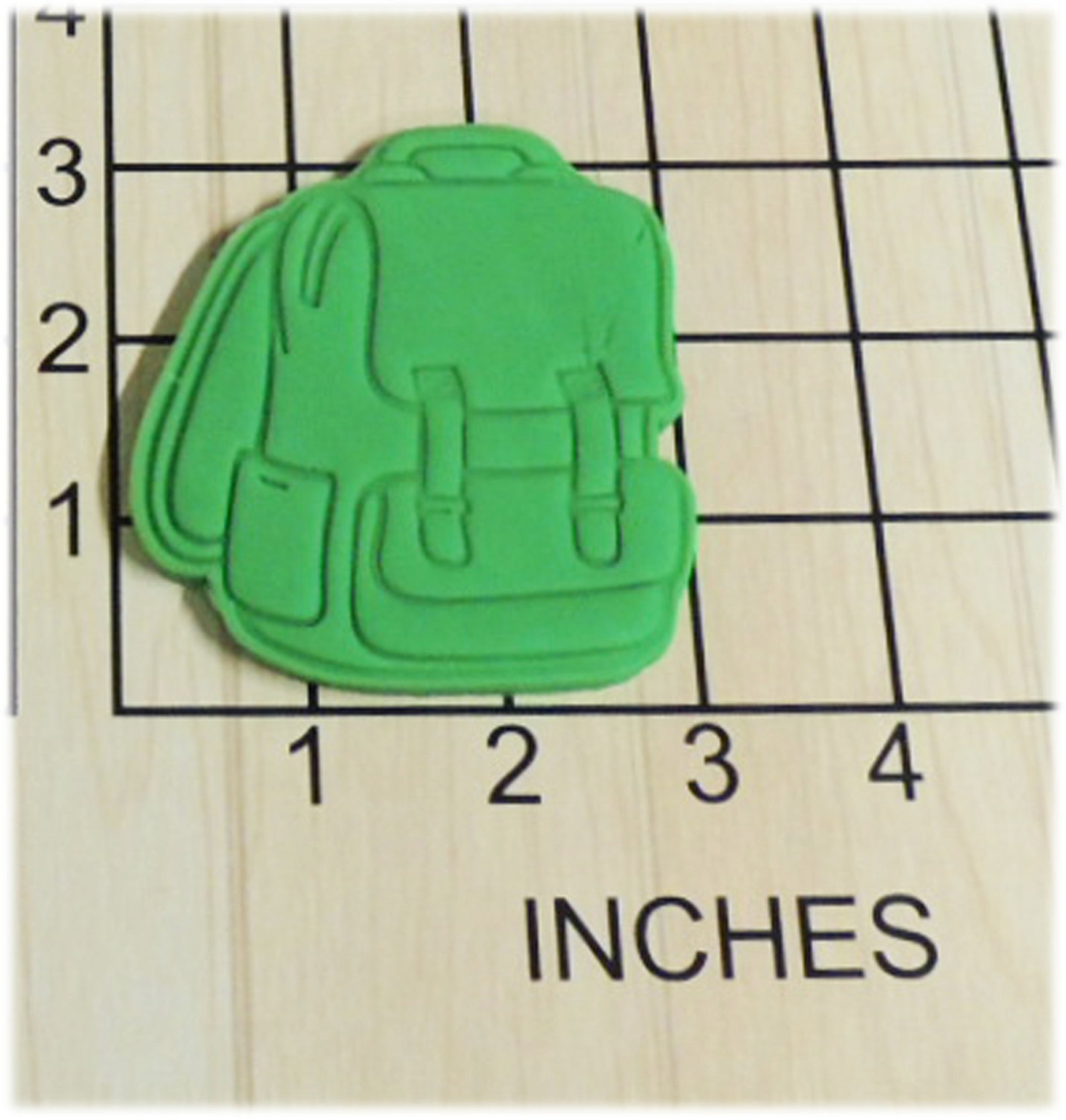 School Backpack Fondant Cookie Cutter and Stamp 1284 - Etsy
