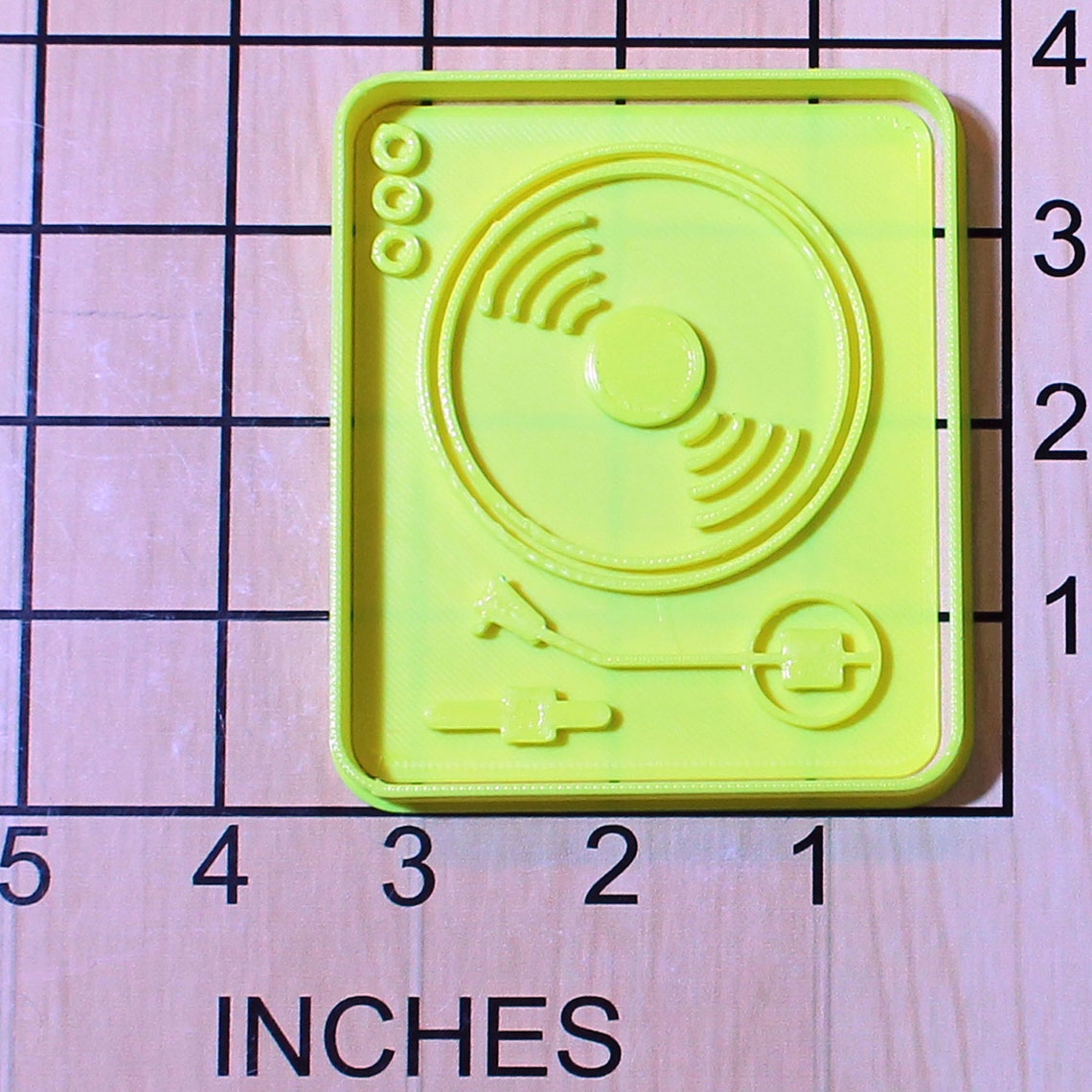 Turntable Fondant Cookie Cutter AND Stamp #1584 - Etsy