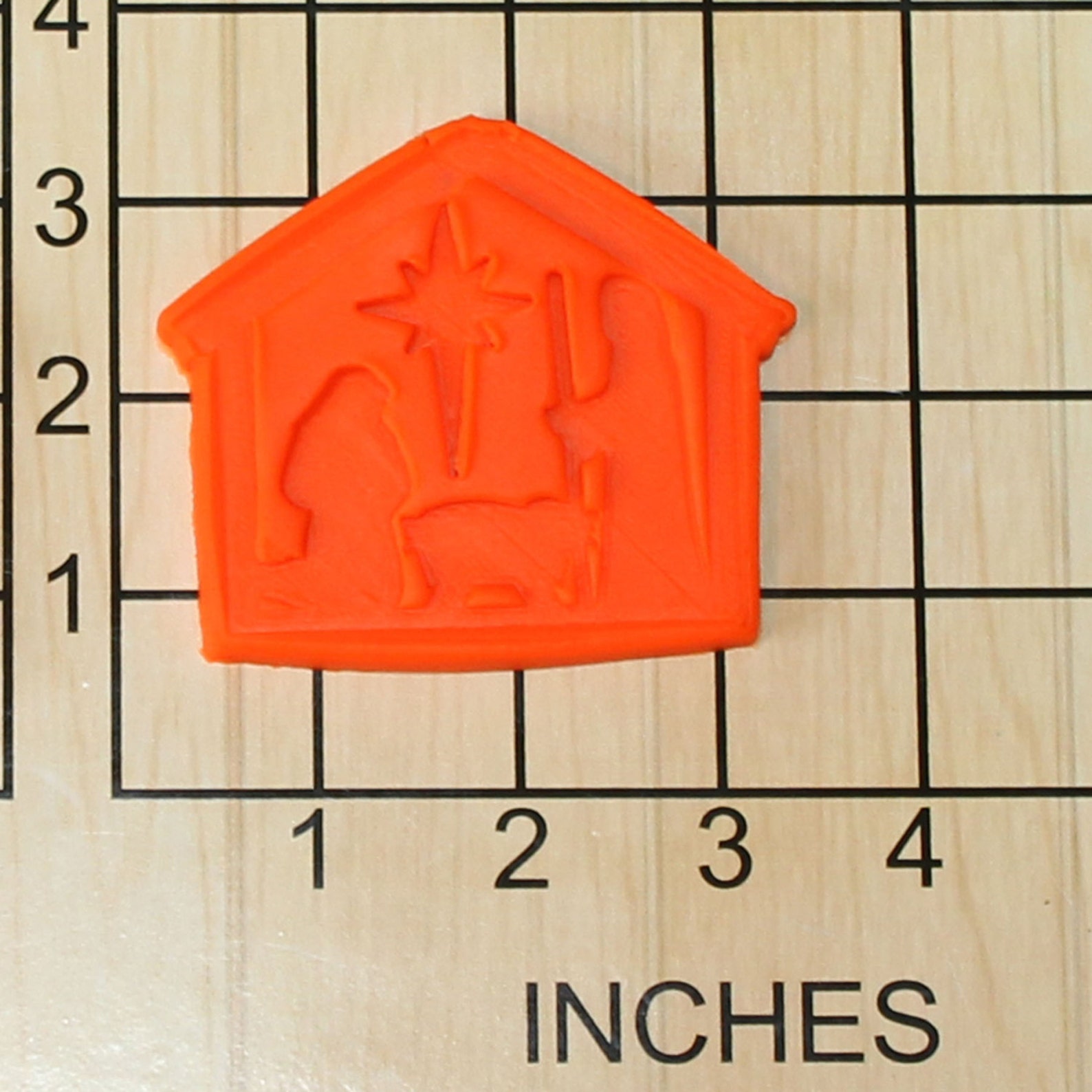 Christmas Manger Shape Fondant Cookie Cutter and Stamp #1432 - Etsy