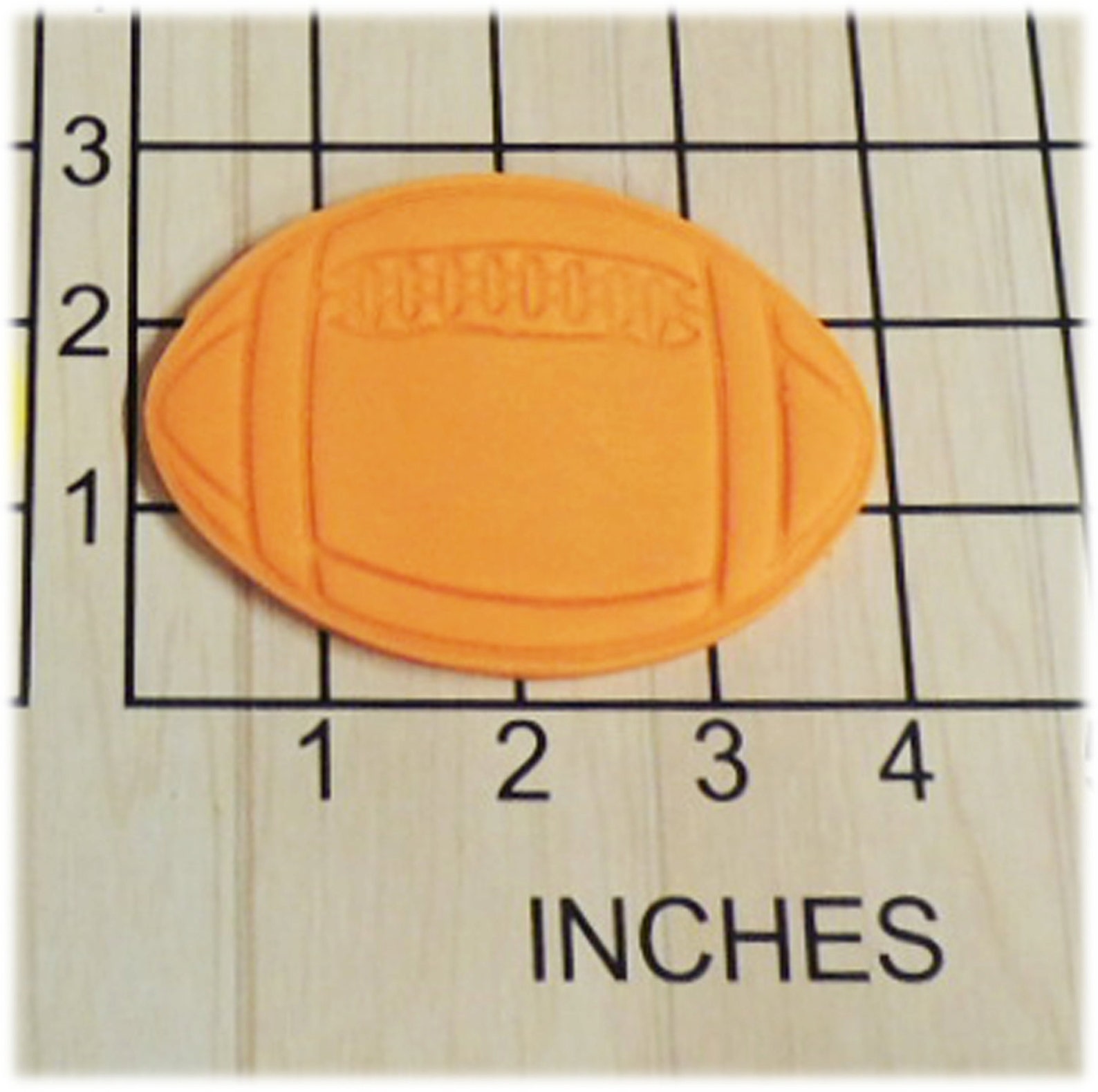 Football Shaped Fondant Cookie Cutter and Stamp #1187 - Etsy