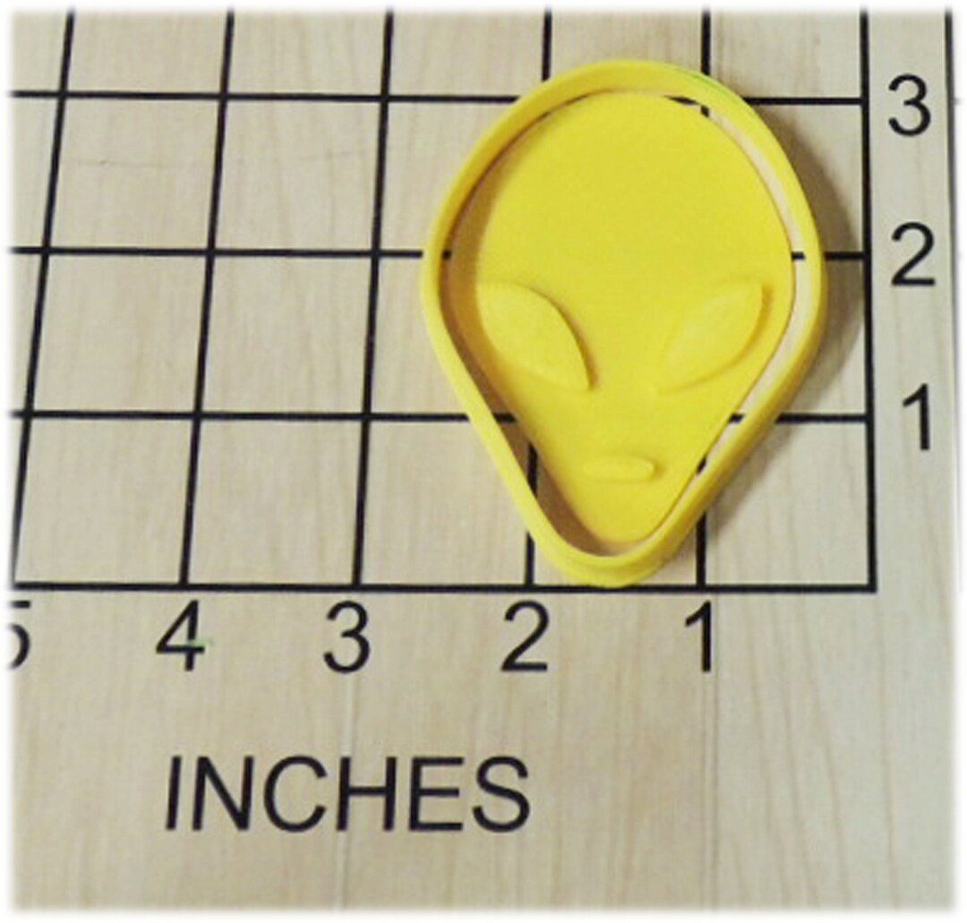 UFO Alien Shaped Cookie Cutter and Stamp #1216 - Etsy