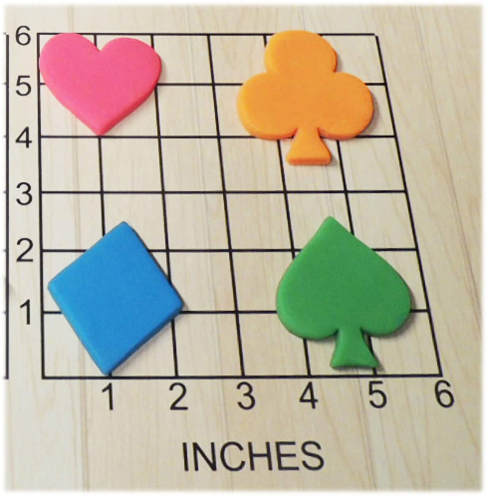 Playing Card Suits Shaped Fondant Cookie Cutter Set #1165 - Etsy