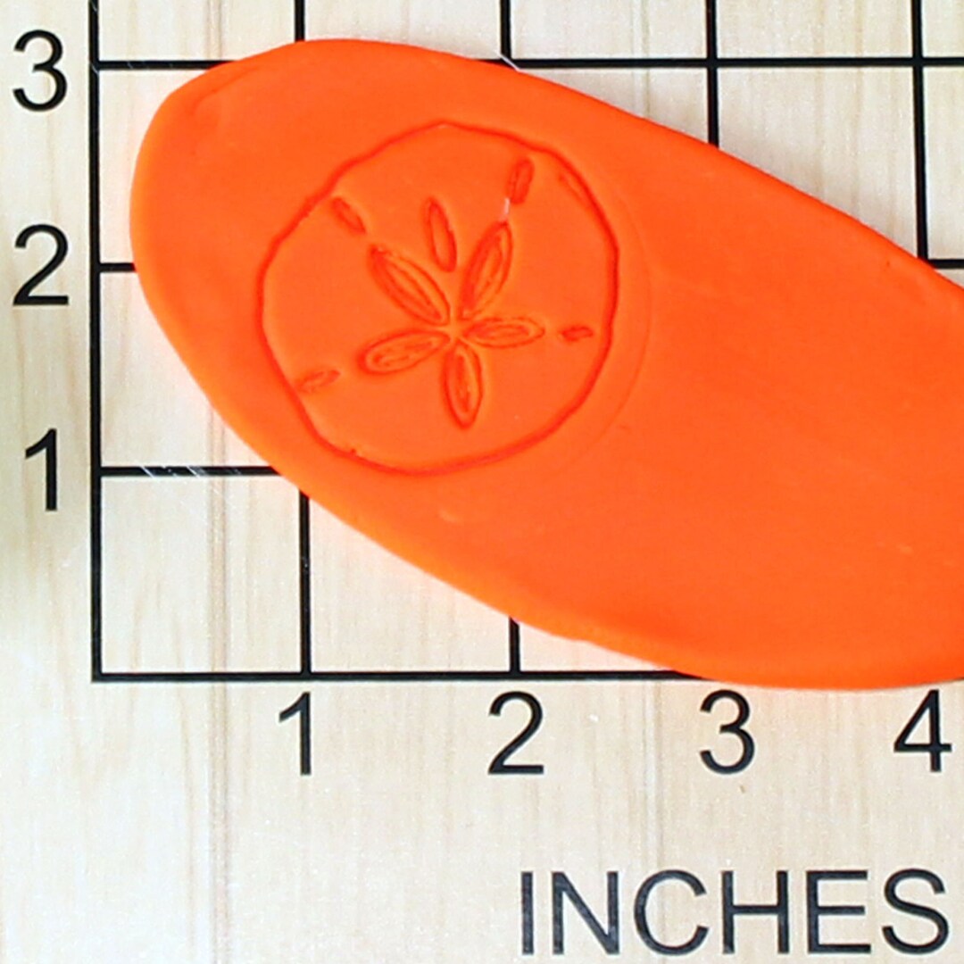 Sand Dollar Shape Cupcake Size Decorating Fondant Stamp and Handle ...
