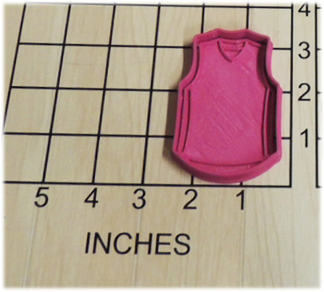 Basketball Jersey Shaped Fondant Cookie Cutter and Stamp #1183 - Etsy