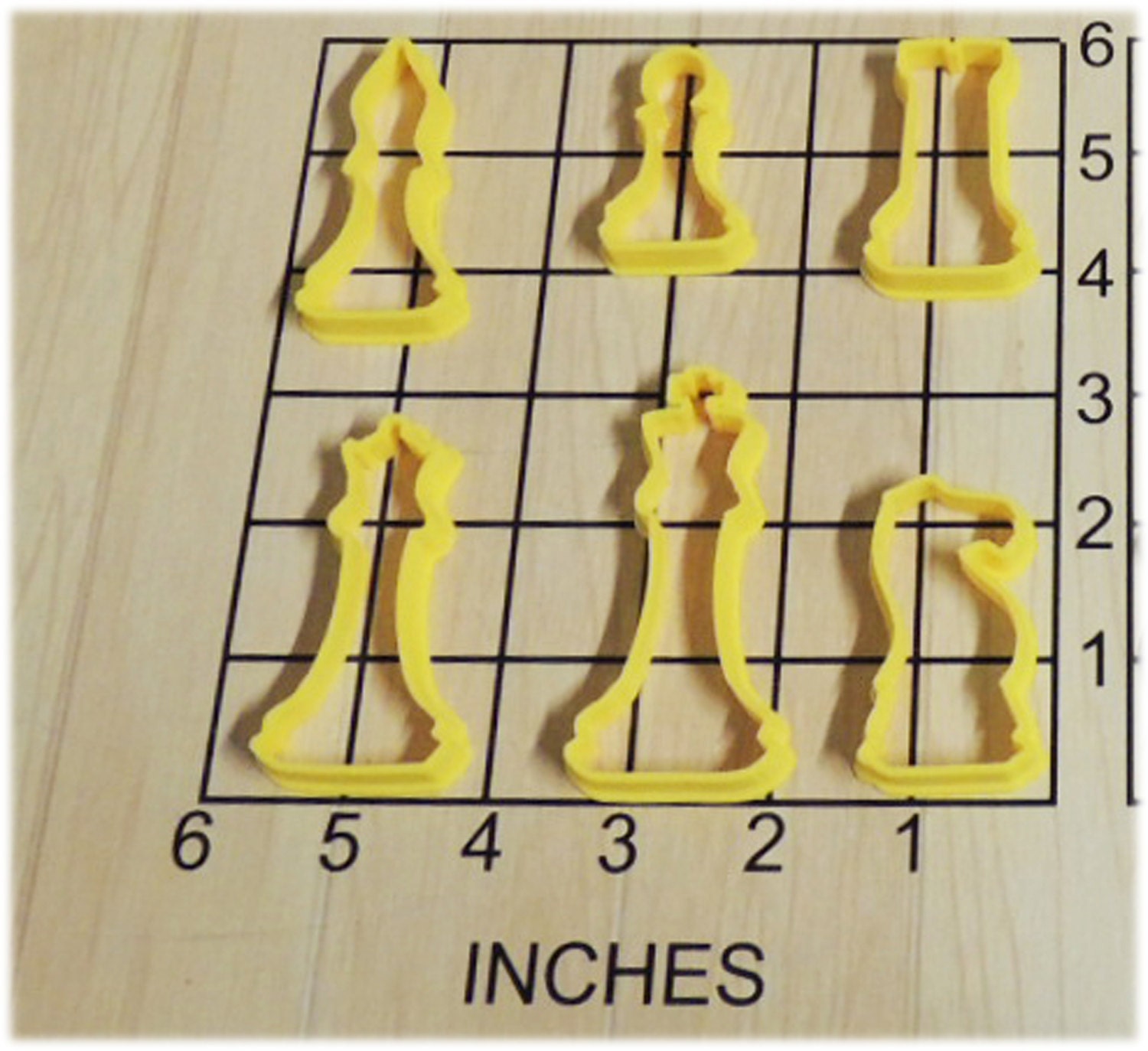 Chess Pieces Shaped Fondant Cookie Cutter and Stamp Set #1256 - Etsy
