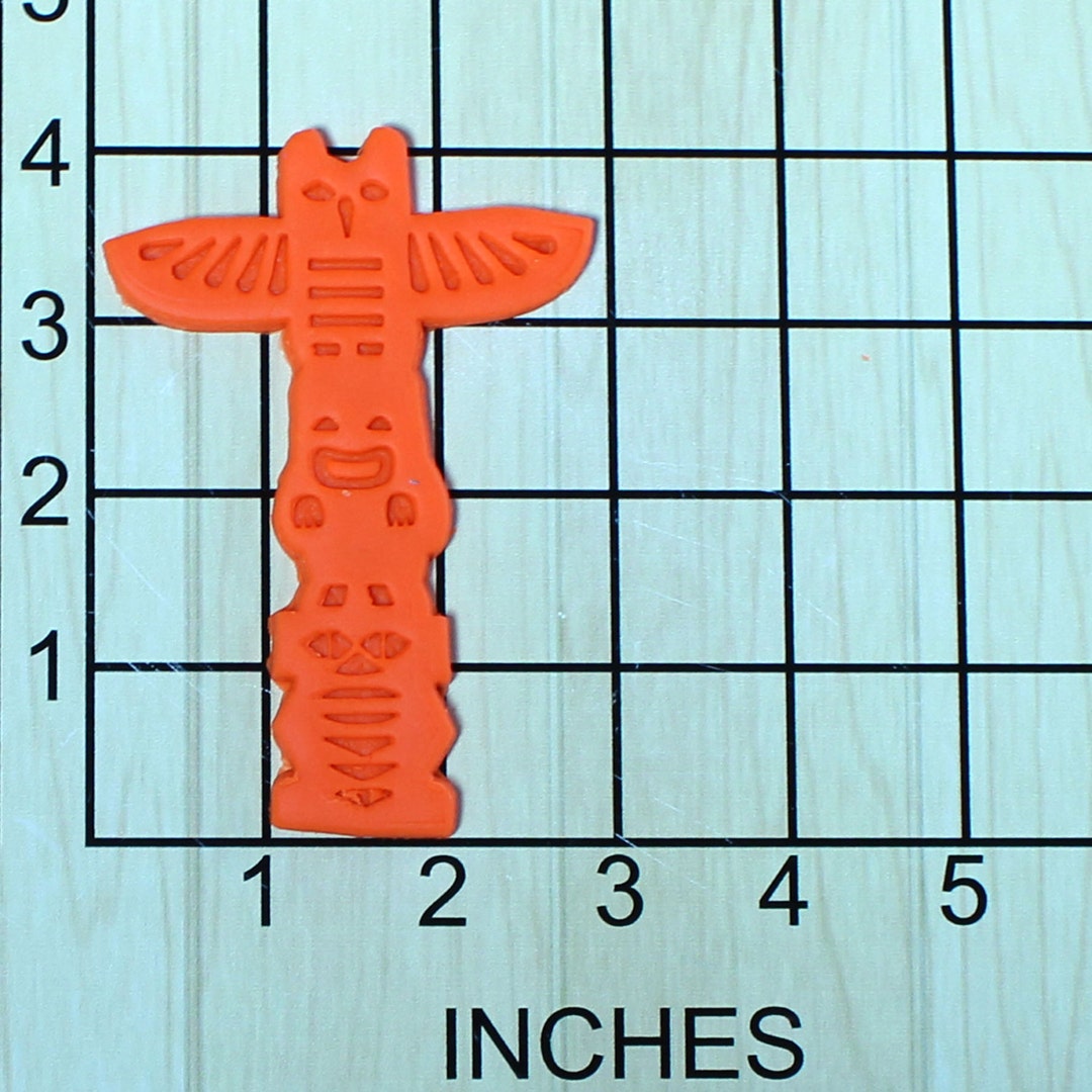 Totem Pole Fondant Cookie Cutter and Stamp #1667 - Etsy