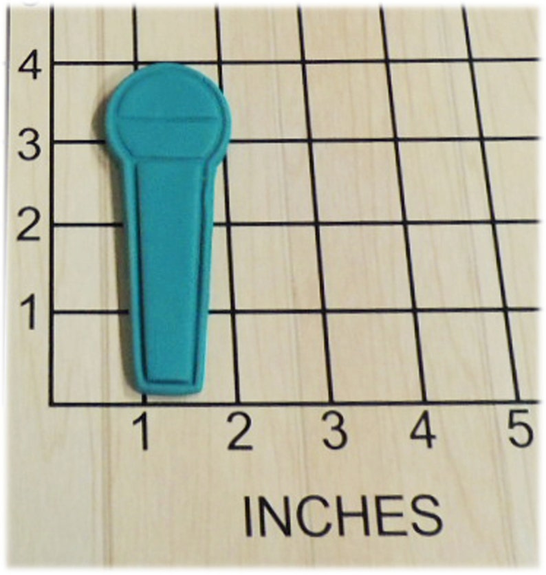 Singer Microphone Fondant Cookie Cutter and Stamp 1376 | Etsy