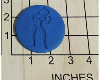 Bodybuilder Man Fondant Cookie Cutter and Stamp 1406 | Etsy