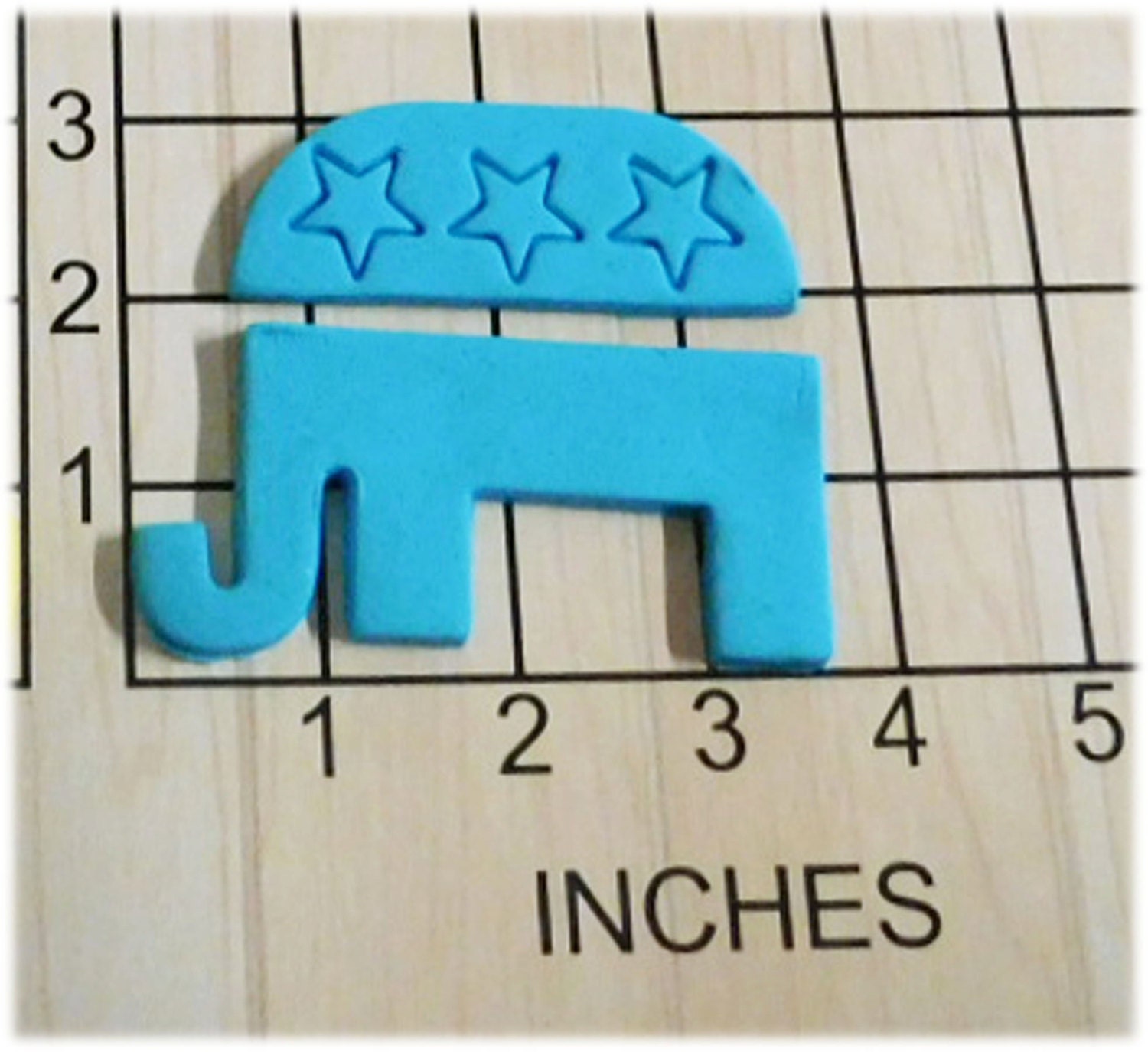 Republican Election Logo Elephant Fondant Cookie Cutter and | Etsy