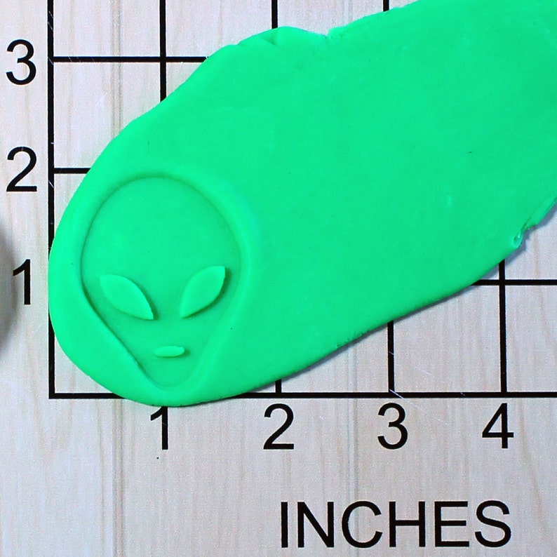 Alien Shape Cupcake Size Fondant Decorating Stamp and Handle - Etsy