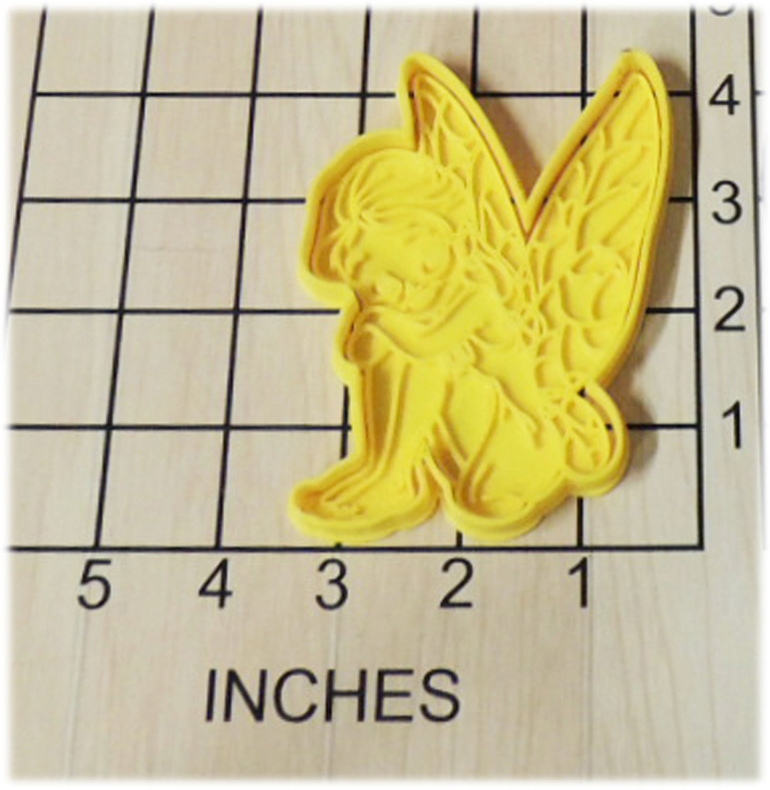 Pixie Fairy Shaped Fondant Cookie Cutter and Stamp #1218 - Etsy