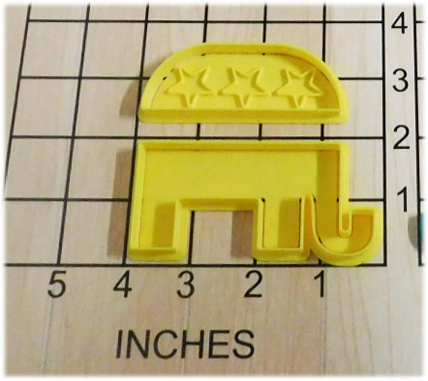 Republican Election Logo Elephant Fondant Cookie Cutter and | Etsy