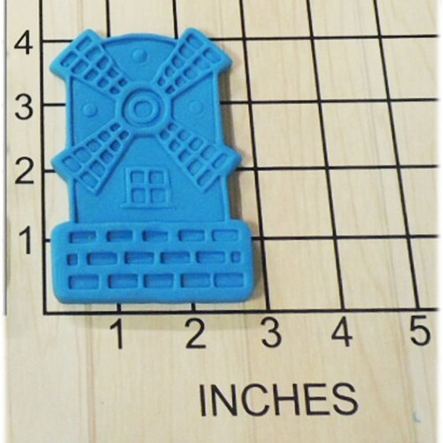Classic Windmill Shaped Fondant Cookie Cutter and Stamp - Etsy
