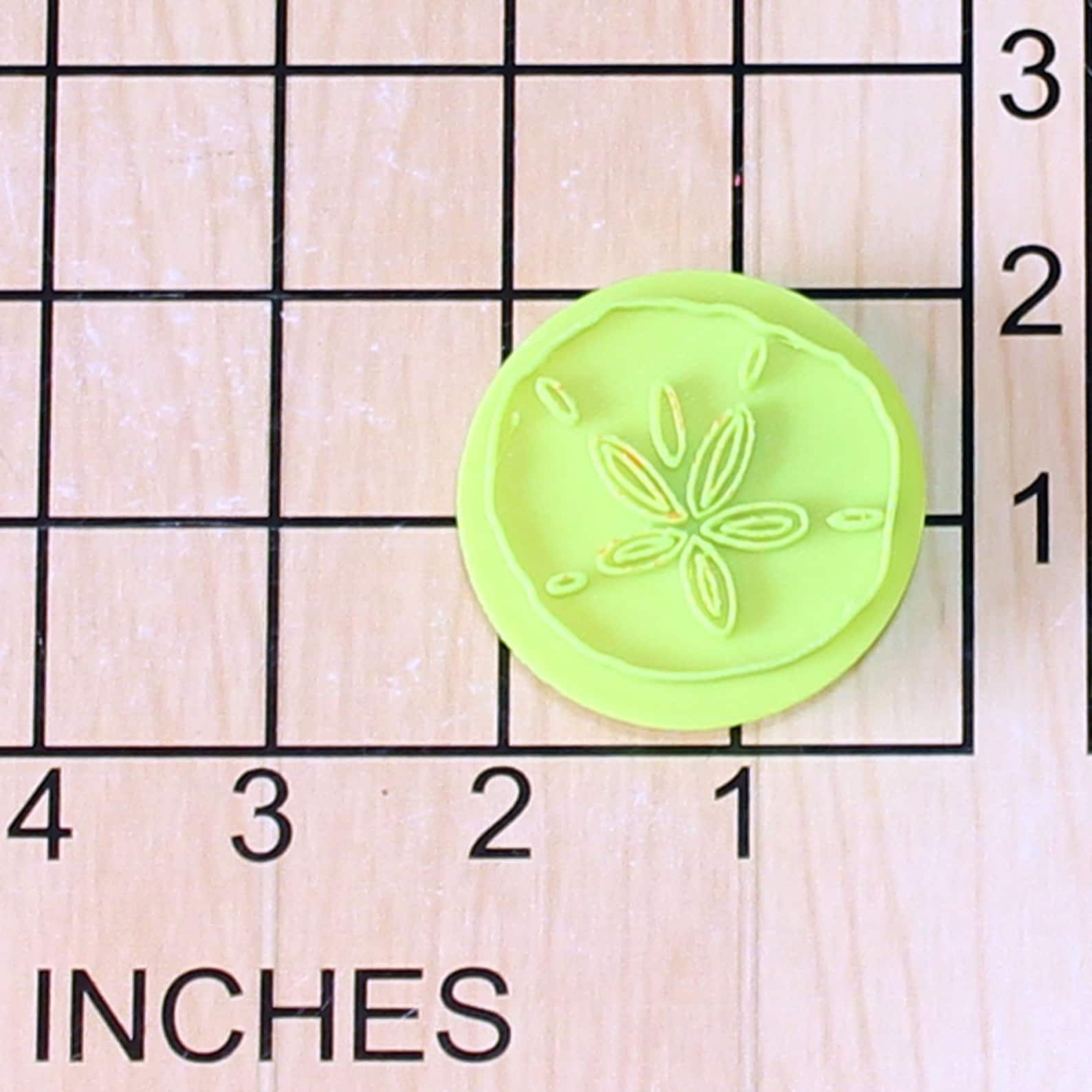 Sand Dollar Shape Cupcake Size Decorating Fondant Stamp and | Etsy