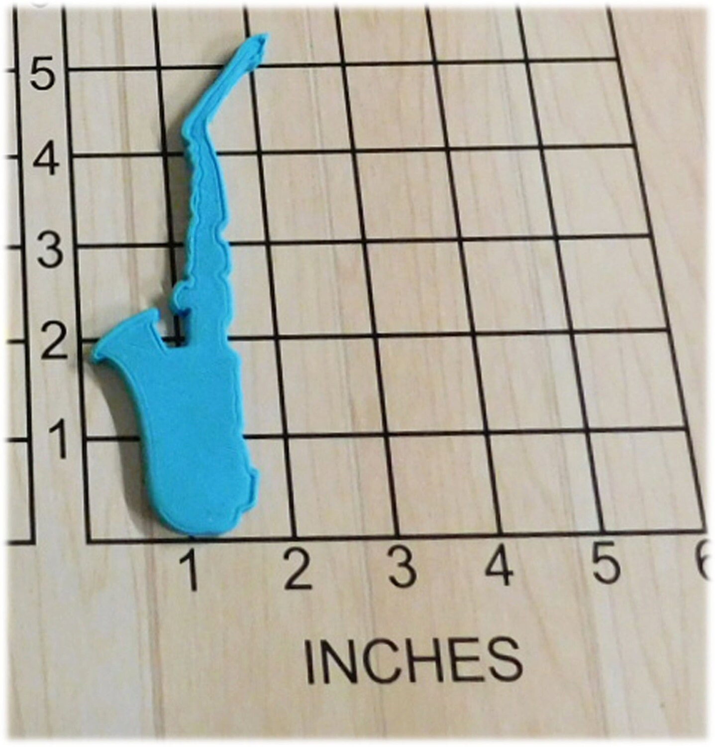 Saxophone Instrument Shaped Fondant Cookie Cutter and Stamp - Etsy