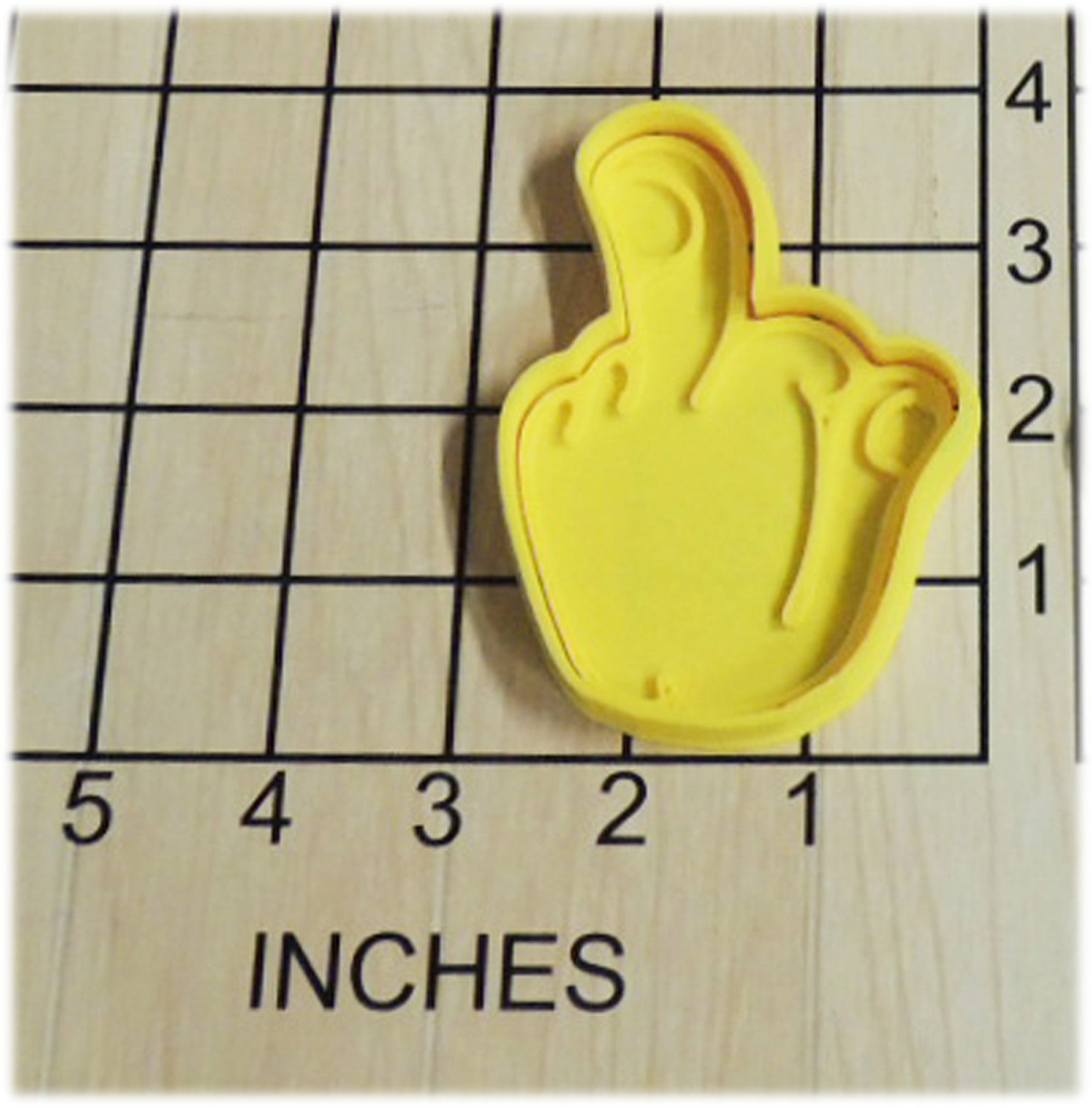 Middle Finger Symbol Fondant Cookie Cutter and Stamp #1243 - Etsy