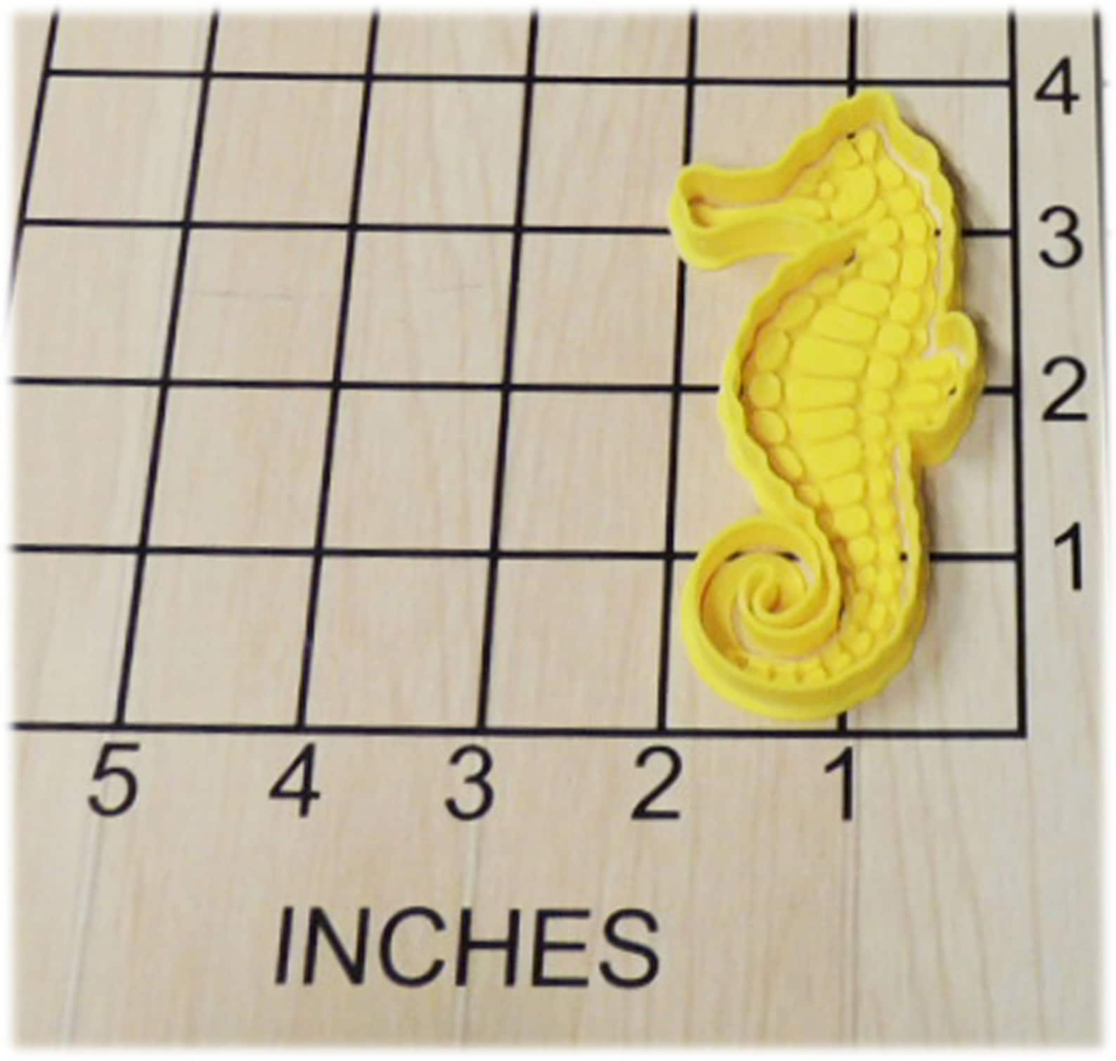 Seahorse Shaped Fondant Cookie Cutter and Stamp 1143 - Etsy