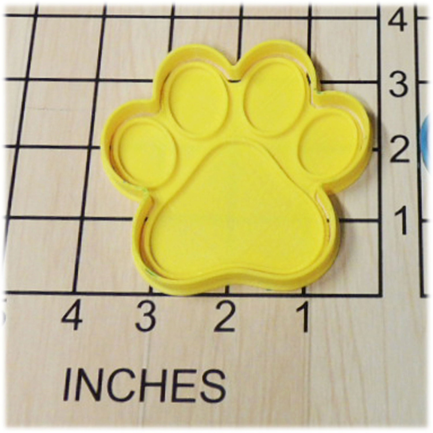 Paw Print Shaped Fondant Cookie Cutter and Stamp 1158 - Etsy