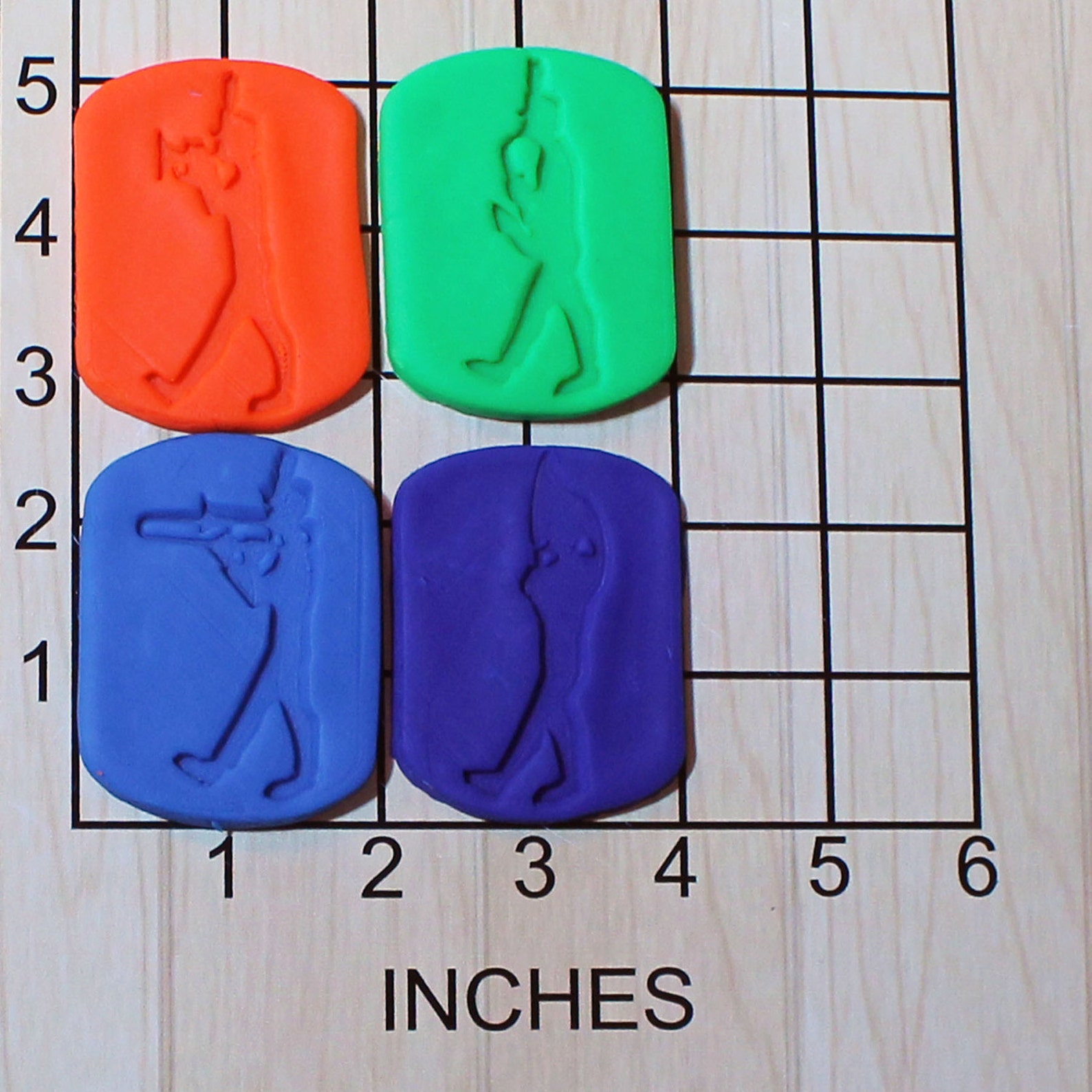 Marching Band Set Fondant Cookie Cutter AND Stamp 1587 - Etsy