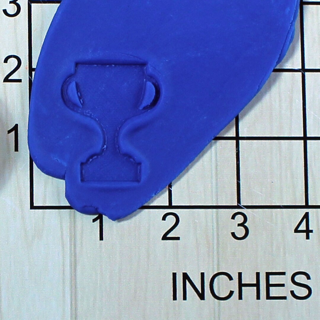 Trophy Shape Cupcake Size Fondant Decorating Stamp and Handle #1549 - Etsy