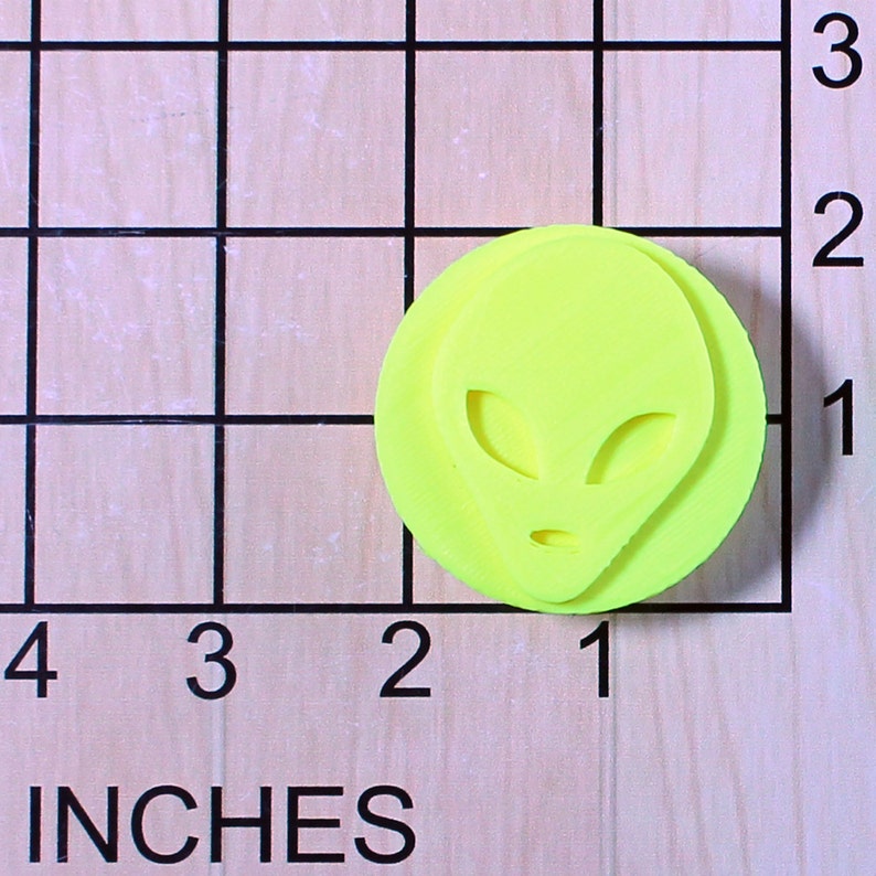 Alien Shape Cupcake Size Fondant Decorating Stamp and Handle - Etsy