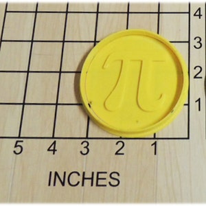 Pi Symbol Shaped Fondant Cookie Cutter and Stamp #1196 - Etsy