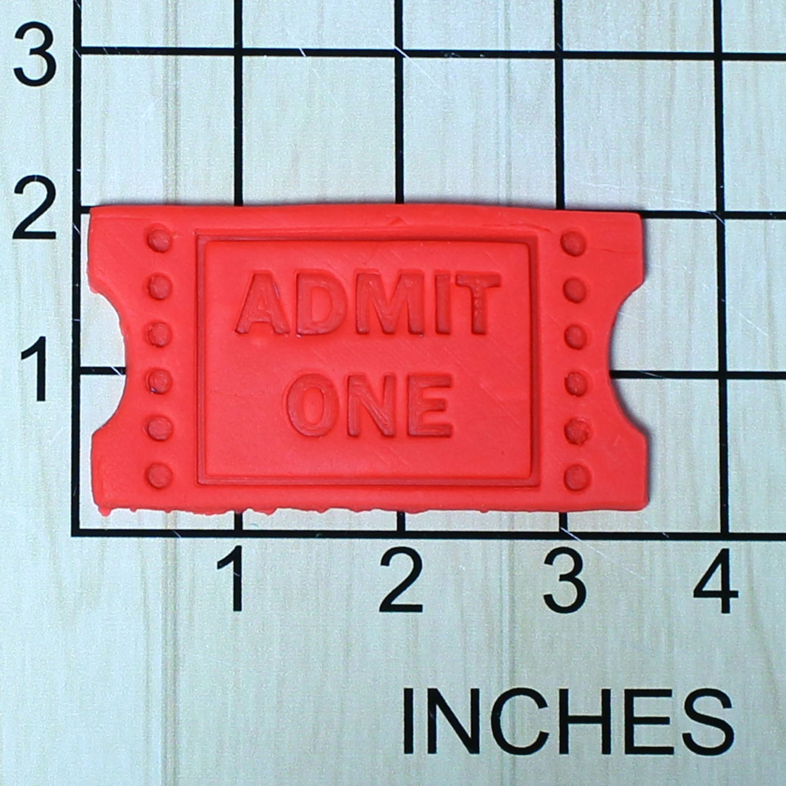 Movie Theater Ticket Fondant Cookie Cutter and Stamp 1661 - Etsy
